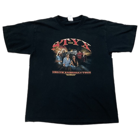 Gildan | Shirts | 205 Styx North American Tour Tshirt | Poshmark